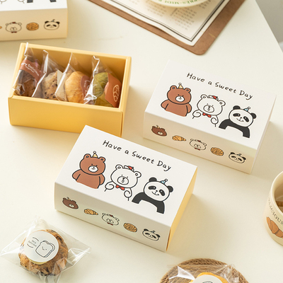 2025新款送礼物包装盒空盒玛德琳雪花酥糖果饼干曲奇司康打包盒袋