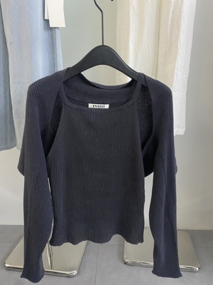 INSIST秋季新品毛针织真两件套24519