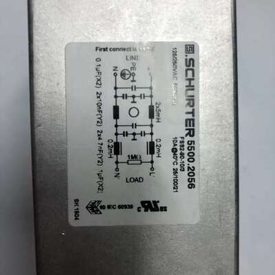 SCHURTER舒特滤波器，正品，保证质量。型号5500