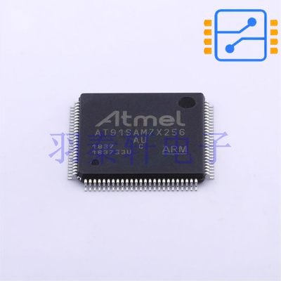 AT91SAM7X256C-AU LQFP-100 微控制器 32位 55MHz 256KB 64KB