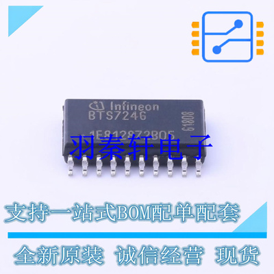 功率电子开关 BTS724G SOP-20 全新原装进口