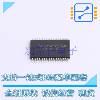 音频功率放大器 TPA3118D2QDAPRQ1 HTSSOP-32-EP-6.1mm TI 全新原