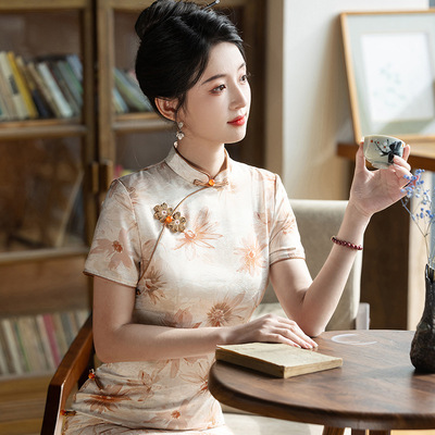 chinese traditional dress cheongsam women chipao qipao旗袍