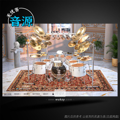 美国传奇鼓神Mangini鼓组音源