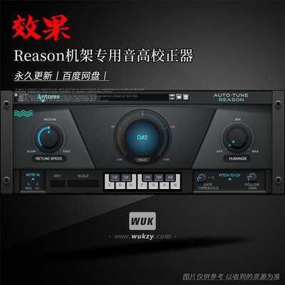 Reason机架专用音高校正器