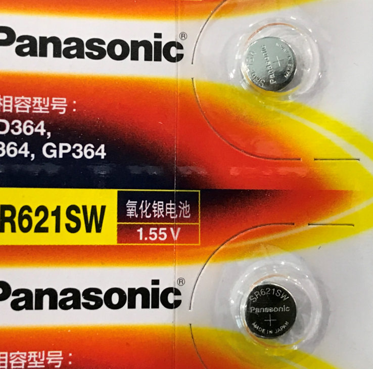 Panasonic松下纽扣电池SR621SW AG1 364 164手表电池_虎窝淘