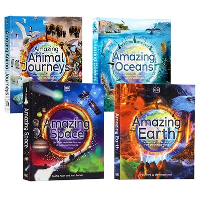 DK出版神奇动物之旅英文原版 Amazing Animal Journeys 动物迁徙之旅9-12岁青少年中学生探索世界拓展视野科普百科全书精装