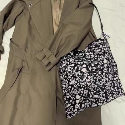 Litter Tiger原创布袋《雪落枝头》包包新中式风毛绒单肩布包