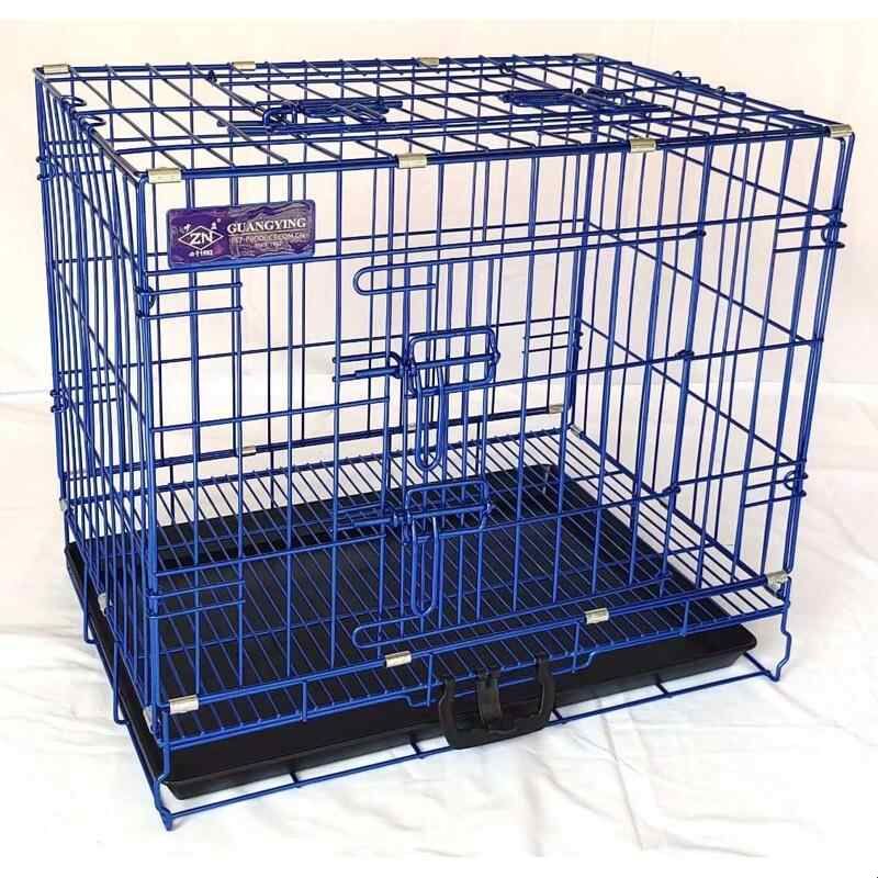 狗笼子加粗折叠中小型犬带厕所泰迪柯基猫笼兔笼中盈纳米漆笼子