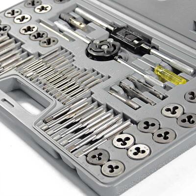60pcs/lot Tap and Die Sets Metric Die for Metal Working Hand