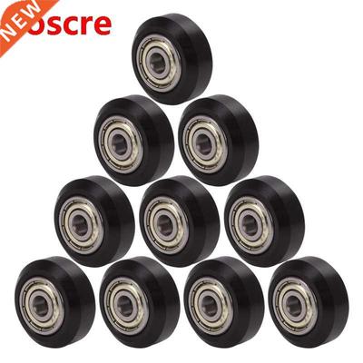 10Pcs Big Plastic Pulley Wheel with Bearing Idler Pulley Gea