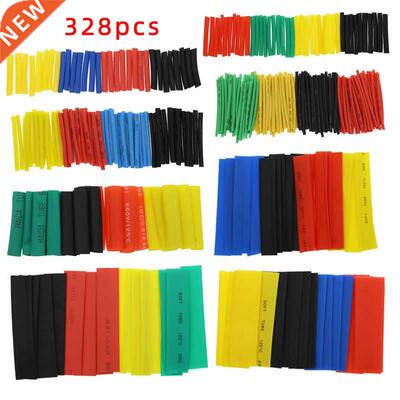 328Pcs/set Sleeving Wrap Wire Car Electrical Shrinkable Cabl