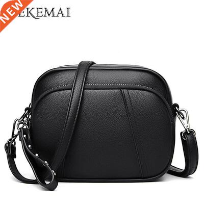 Rivet Tassel Simple Designer Bla Crossbody Bags for Women