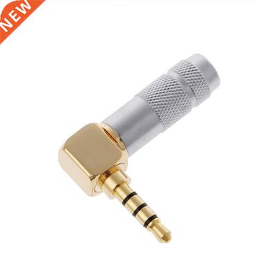 Brass Stereo .5mm 4 Pole 90 Degree Repair Headphone Jack Pl