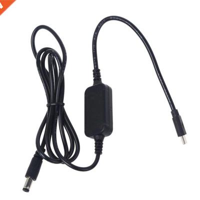 USB C PD Type C Male to 12V 20V 5.5x2.1mm Male Step Up Cable