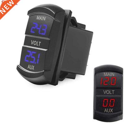 Double voltmètre tension batterie moniteur LED affich