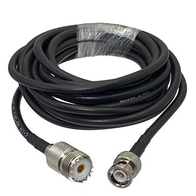 1pcs RG58 Cable UHF SO239 Female Jack to BNC Male Plug Conne