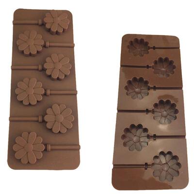 Flower Shaped Silicone Md D Cake Md Llipop Md Handm