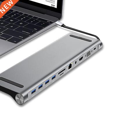 USB C Hub, USB-C Laptop Docking Station, Type C Port PD SD T