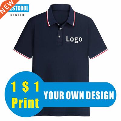 9 Colors Short Sleeve Custom Polo Shirt Logo Embriodery Per