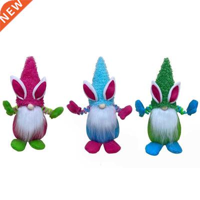 Easter Bunny Gnome Spring Gnomes Holiday Home Decoration Plu