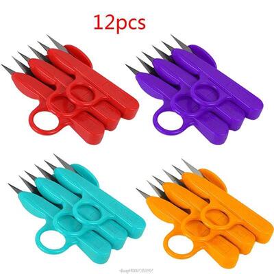 1Set/12pcs Eagle Yarn Scissors Household Sewing Matching Thr