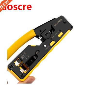 Plugs Crimper Network Cat7 Cat6 RJ45 Cable-Tools Tail-Clip M