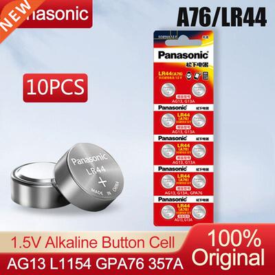 10PCS/lot Panasonc LR44 A76 LR 44 AG13 LR1154 SR1154 SR44 S