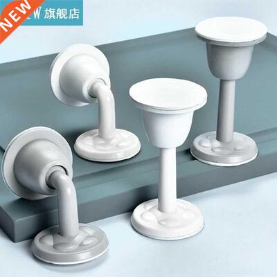 Hole Free Silicone Door Stopper Wall Suction Silent Antirust