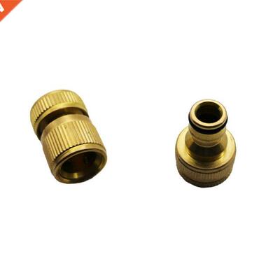 Garden tap 1/2 to 3/4 Female Quck Connector Brass Hose Ad