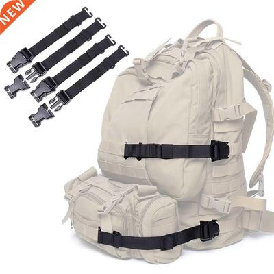 4pcs Molle Straps with Qui Release Bule Adjustable Short