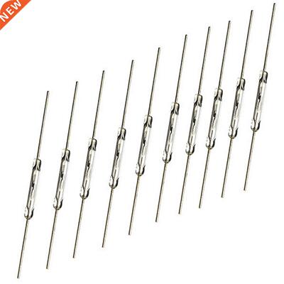 10Pcs 14mm Reed Switch Normally Open 10W Glass Reed Switch P
