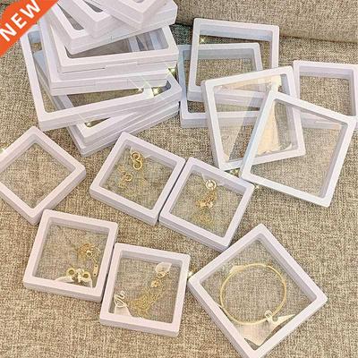 10PCS Set 3D Floating Display Case Stands Holder Suspension