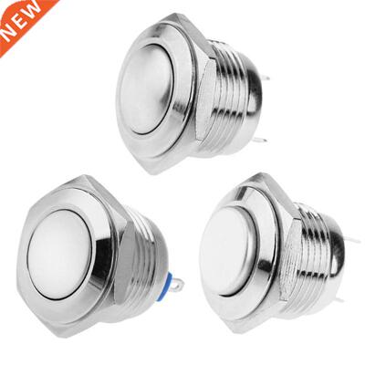 16mm reset push button switch 3A36V ball Flat head car horn