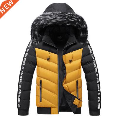 DIMUSI Winter Men	s Jacket Fashion Men Cotton Thick Warm