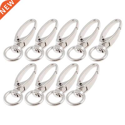 D Swivel Trigger Hooks Key Ring Lobster Clasps 9 Pcs