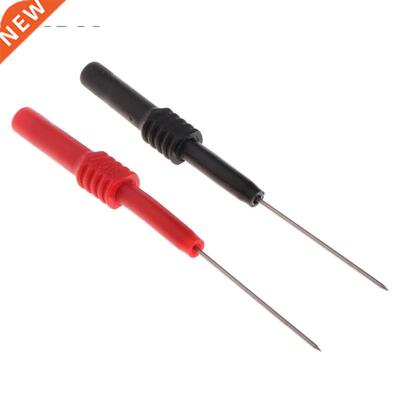 2PCS Test Leads Pin L95mm Spring Test Probe Tips Insulated T