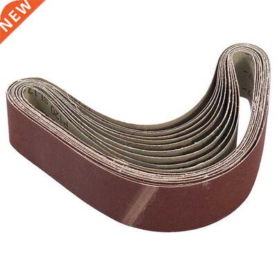 10Pcs Sanding Belts 适用于 Grinding Polishing Mixed 60/ 120/