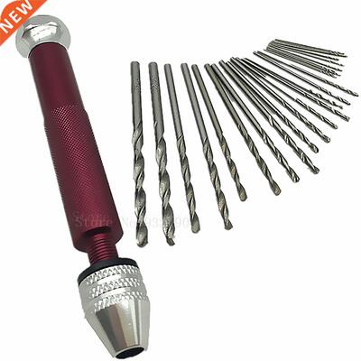 25pcs Twist Drill Bit + Mini Micro With Chuck Crafts Drillin