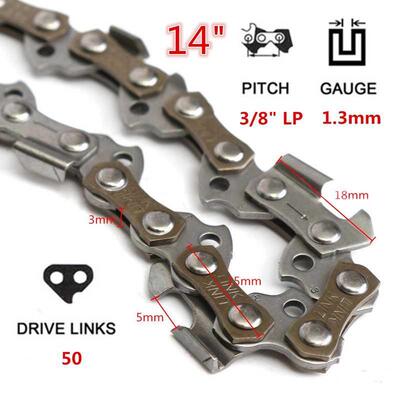 14		 Chainsaw Chain Blade 50-52 Drive Links /8 Pitch C