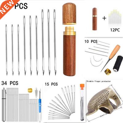 10pc Leather Craft  Hand Sewing Needle BigEye Manual Embr