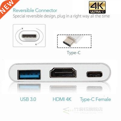Type C to HDMI Usbc USB 3.0 Adapter For Macbook iPad Samsung