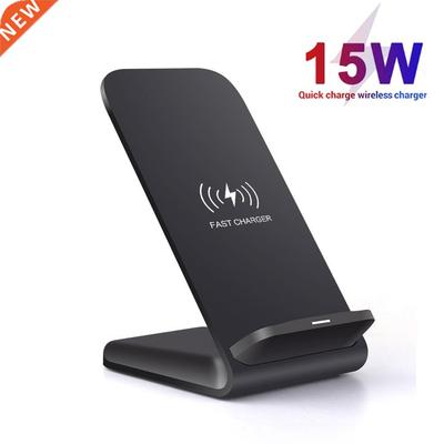 15W Qi Wireless Charger Stand iPhone SE2 X XS MAX XR 11 Pro