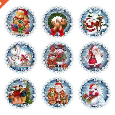 DIY Cartoon Snowman 5D Diamond Painting Full Round Drill San