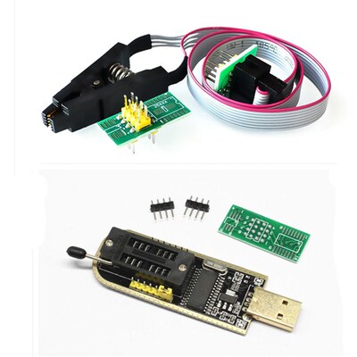 SOIC8 SOP8 Test Clip For EEPROM 93CXX / 25CXX / 24CXX + CH34