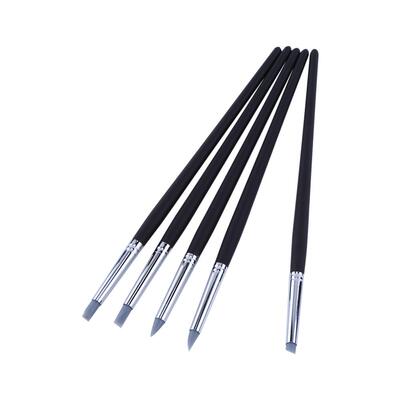 Whoelsale 5pcs/Lot Flexile Silicone Wax Clay Sculpting Carv