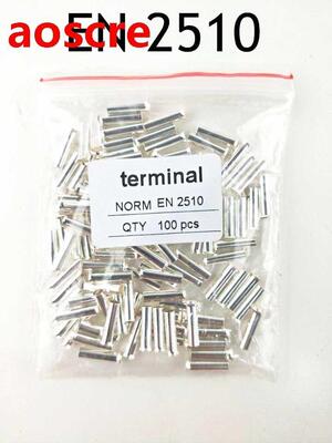 100PCS 14AWG ootlace cooper Ferrules kit set Wire Copper Cr