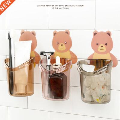 Cute Creative Bear Toothbrush Holder Storage Rack Bathroom A