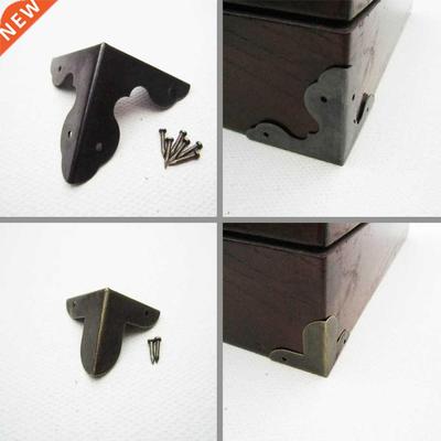 12X Antique Black Wooden Jewelry Box Wine Chest Gift Box Cor