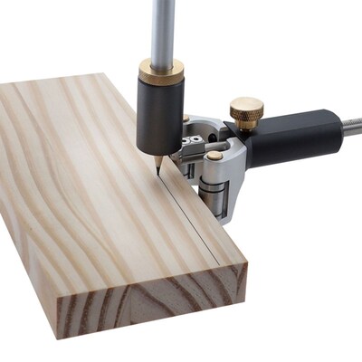 Two-in-one Adjustable Scriber Arc Parallel Line Drawing Tool